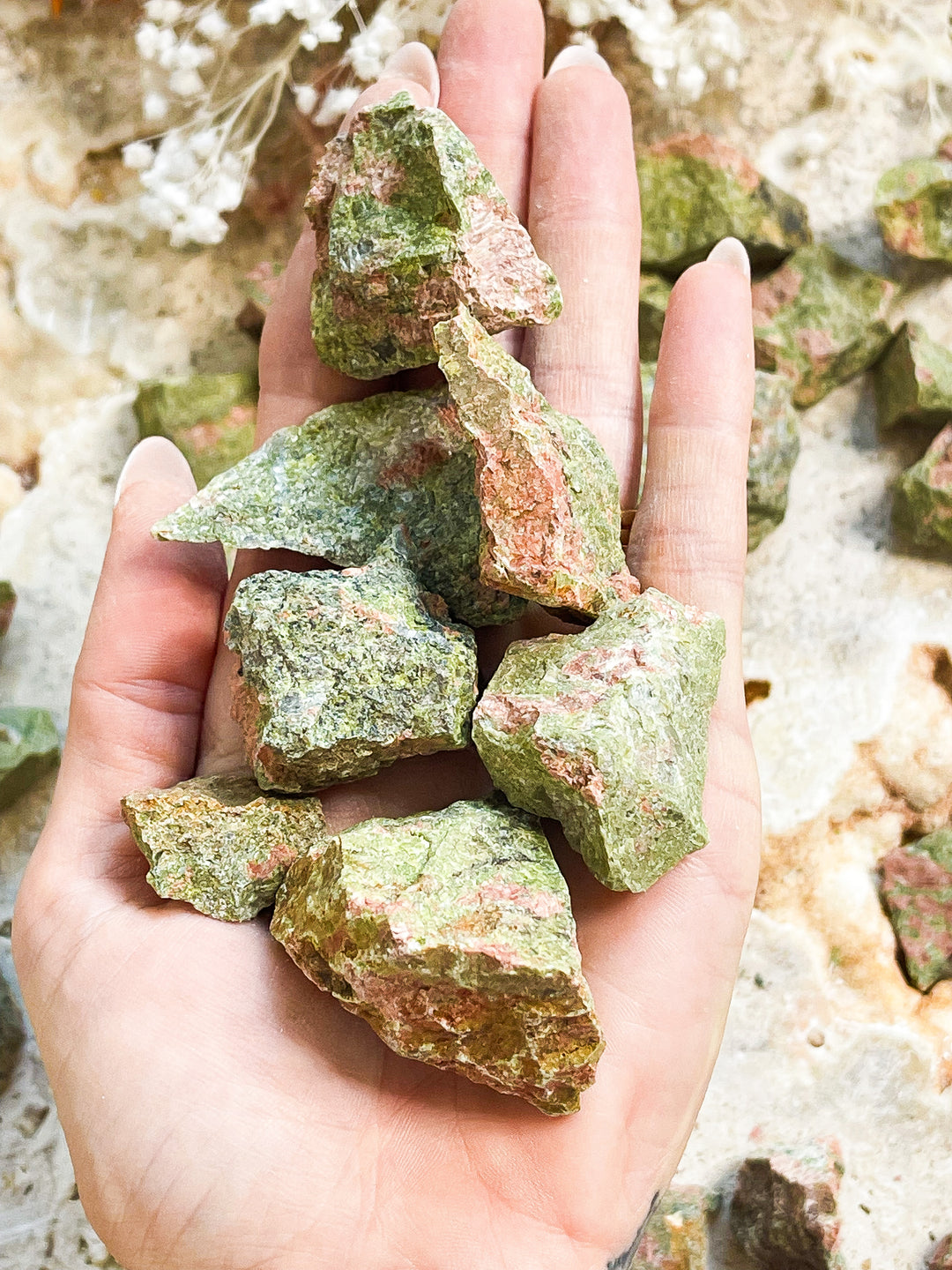 Unakite Raw // Small // Self Love + Healing + Balance – Krystal & co ...